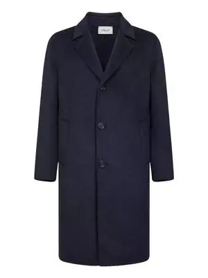 D4.0 Lapel Three-button Coat - Blue