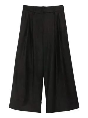 Antonelli Firenze Tenerife Pleated Palazzo Pants - Grey