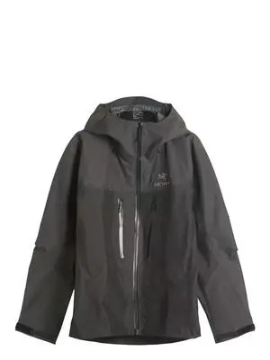 Arc'teryx Alpha Hooded Zip-Up Jacket Grey