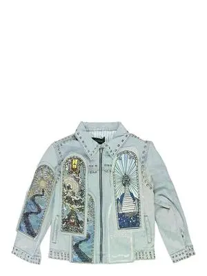 WHO DECIDES WAR BY EV BRAVADO Eternity Denim Jacket - Blue