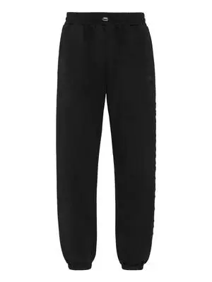 PLEIN SPORT Embossed Logo Jogging Trousers - Black