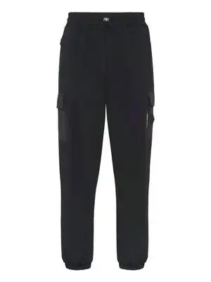 PLEIN SPORT Cargo-pocket Jogging Trousers - Black