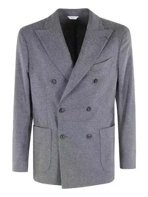 Boglioli Double-breasted Jacket - Grey