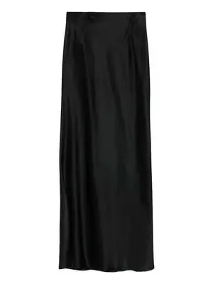 FRENKEN Base Flowy Seam Skirt - Black