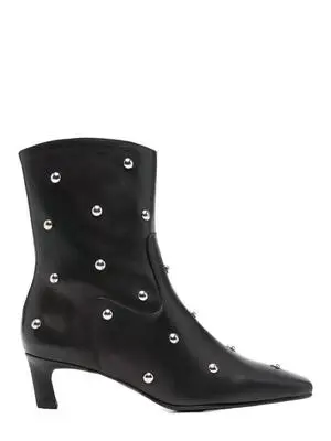 ALOHAS 50mm Nash Studded Boots - Black