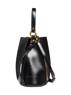 Roberto Festa Safira Small Drawstring Bucket Bag - Black
