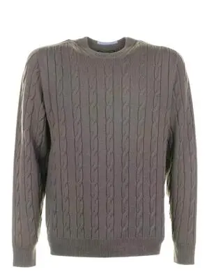 Peserico Cable-knit Sweater - Grey