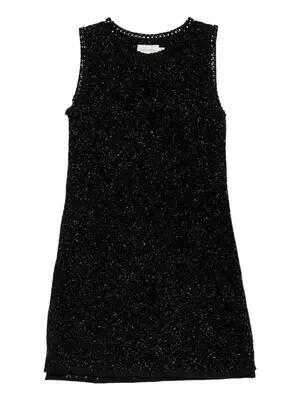 CECILIA PRADO Neuza Beaded Sleeveless Dress - Black