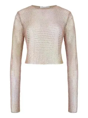GENNY Embellished Top - Neutrals