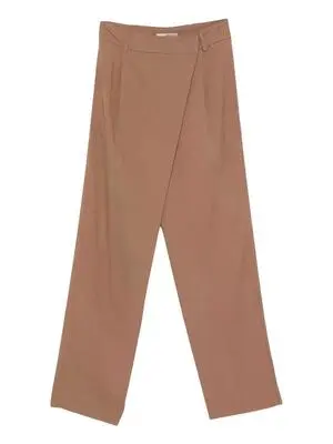 CARLA G. Wrap-Design Trousers