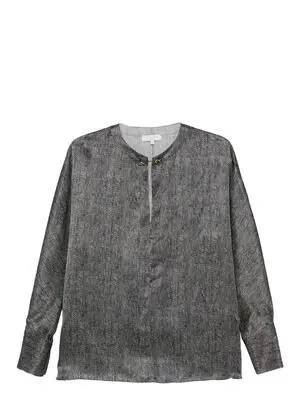 Antonelli Firenze Bigné Herringbone Blouse - Black