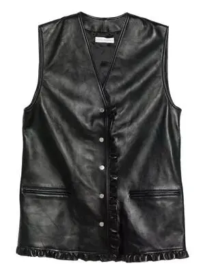 NICCOLO PASQUALETTI Lea Gala Leather Gilet - Brown