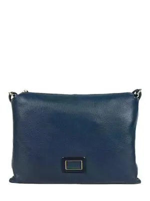 MARC ELLIS Rectangle Plaque Shoulder Bag - Blue