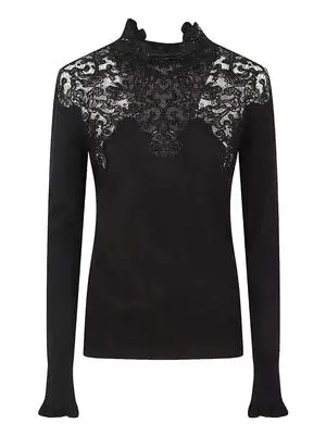 ERMANNO SCERVINO Lace Beaded Top