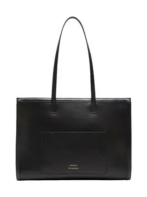Loulou De Saison Anyla Leather Tote Bag - Black