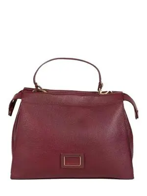 MARC ELLIS Leather Tote Bag - Red