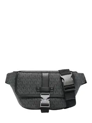 Michael Kors Hudson Logo Buckle Belt Bag - Black