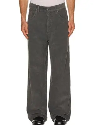 SUNFLOWER Super Wide Cord Pant - Grey