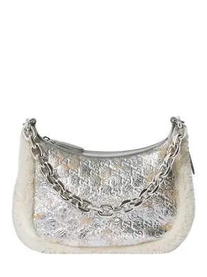 Gucci Gg Emblem Shoulder Bag - Beige