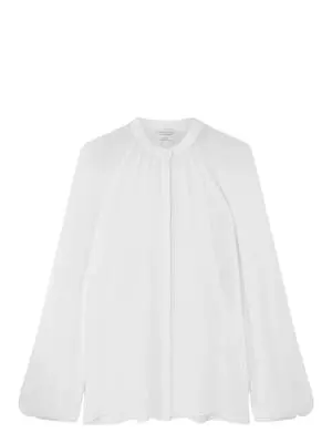 Gabriela Hearst Gian Silk-chiffon Blouse - Neutrals