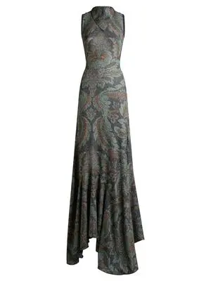 Etro Paisley-print Maxi Dress - Multi