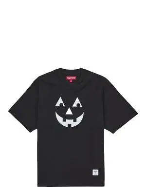 Supreme Pumpkin Short Sleeve Top - Black