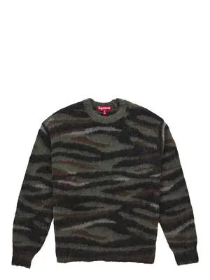 Supreme Brushed Mohair Sweater - Tiger Camo