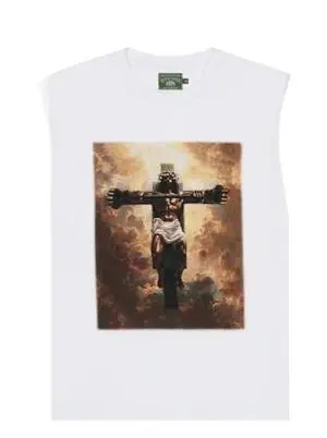 DENIM TEARS Hardies Tears Buff Jesus Tee Shirt - White