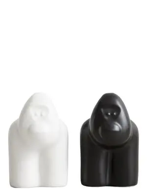 Jonathan Adler Gorilla Salt & Pepper Set - Black/white