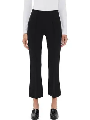 Rag & Bone Irina Ponte Kick Flare Trousers - Black