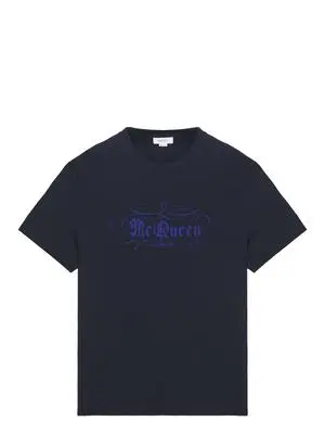 Alexander McQueen Cotton Logo T-shirt - Neutral
