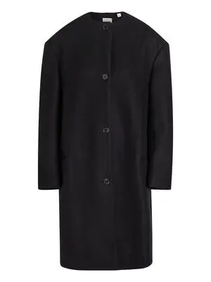 Calvin Klein Wool And Cashmere-blend Coat - Black