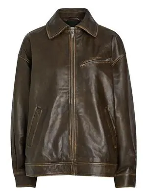 REFORMATION Veda Leather Jacket