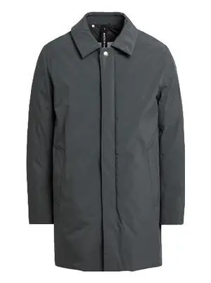 Mackintosh Single-breasted Coat With Lightweight Padding - Grey