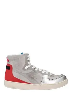 DIADORA HERITAGE Leather High-top Sneakers - Grey