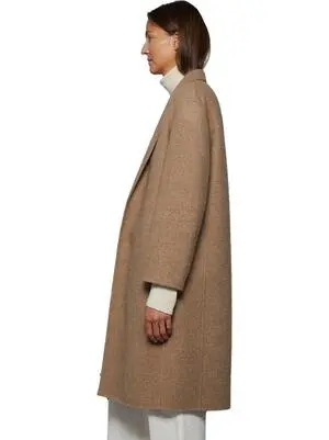 THE ROW Fedra Cashmere Coat - Tan