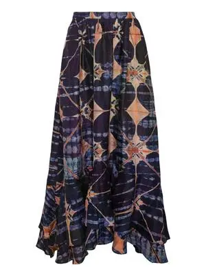 Ulla Johnson Mae Printed Skirt - Blue