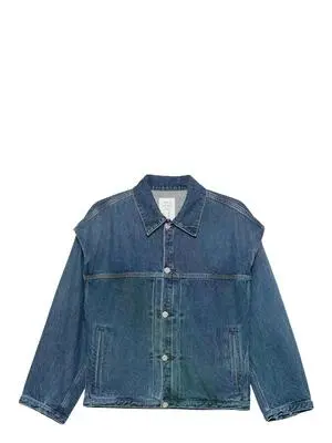 KURO Button-up Jacket - Blue