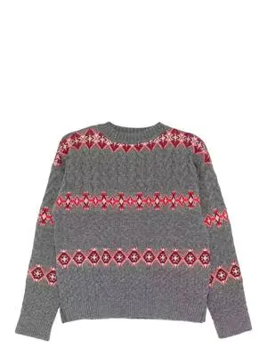 CECILIA PRADO Patterned Knit Sweater - Grey
