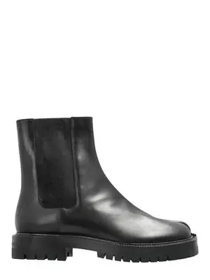 MAISON MARGIELA Tabi Elasticated-sides Chelsea Boots - Black