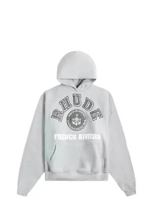 Rhude Hoodie With Pouch Pocket - Grey