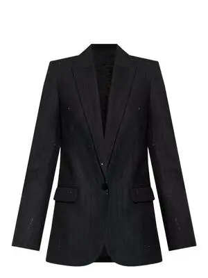 Zadig&Voltaire Valse Pinstripe Blazer - Black