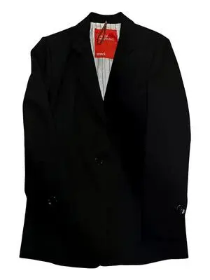 MERCI Buttoned Jacket - Black