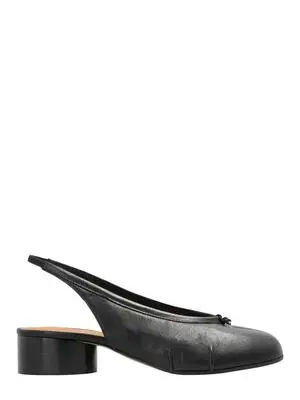 MAISON MARGIELA Tabi Slingback Block Heel Pumps - Black