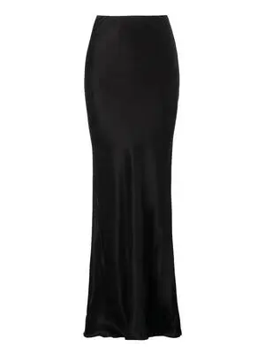 MOOS STUDIO Cut-out Detail Maxi Skirt - Black