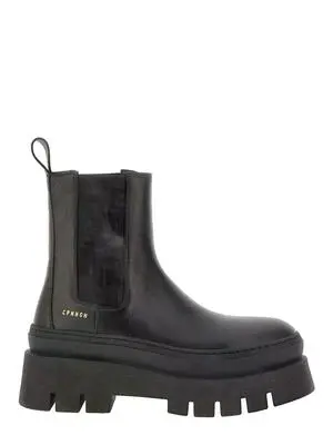 COPENHAGEN  Leather Chelsea Boots - Black