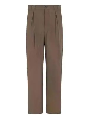 Giorgio Armani Pleated Trousers - Brown