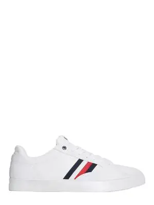 Tommy Hilfiger Stripe-Detailed Sneakers White
