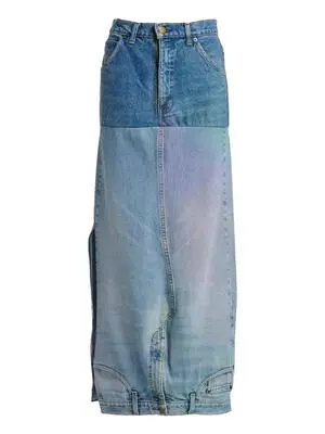 A.W.A.K.E. Mode Mirror Effect Skirt - Blue