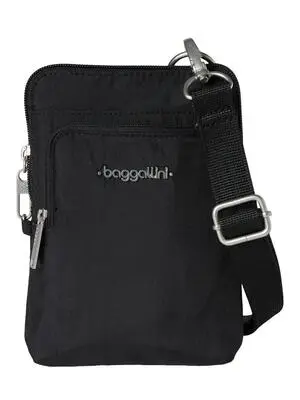 BAGGALLINI Securtex Anti-Theft Activity Small Crossbody Bag Black